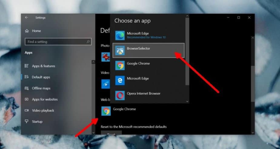 How to Choose a Different Browser for Each Task in Windows 10